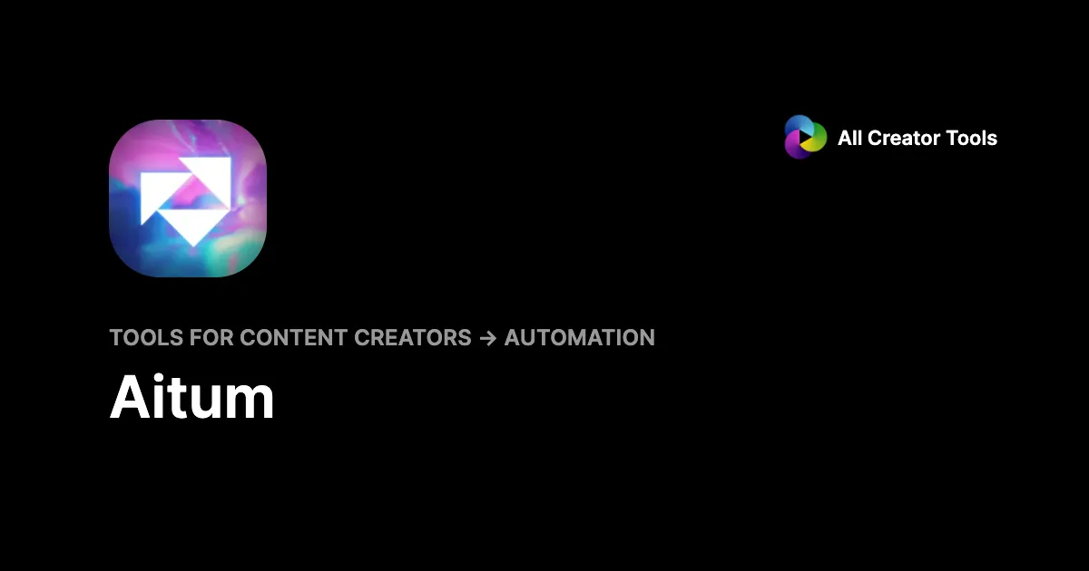 Aitum overview, pricing, and alternatives - ACT