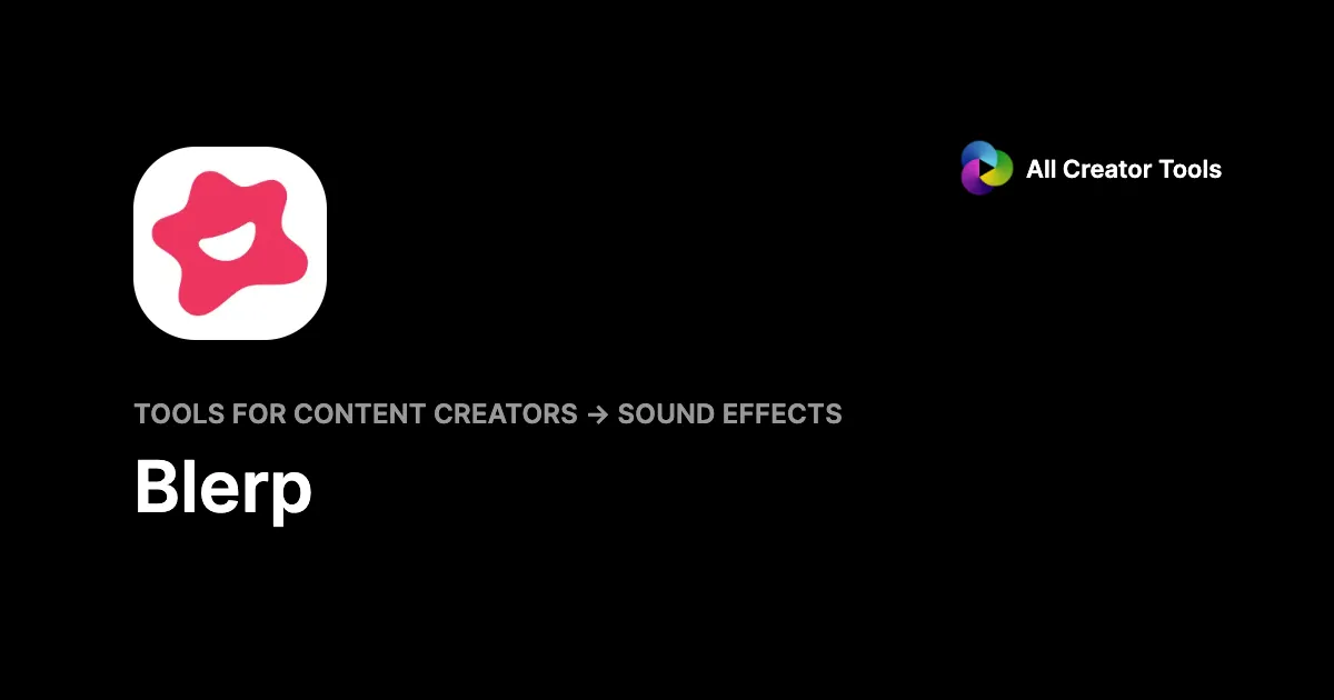 Blerp overview, pricing, and alternatives - ACT