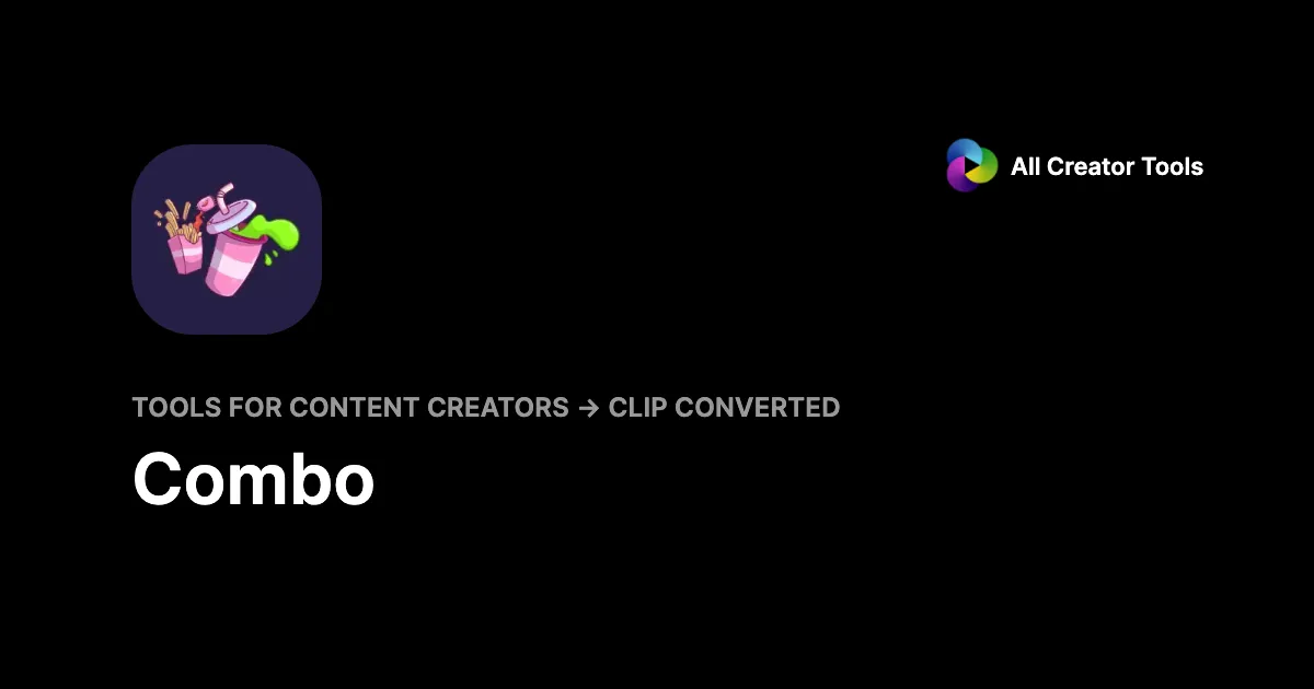 Combo overview, pricing, and alternatives - ACT