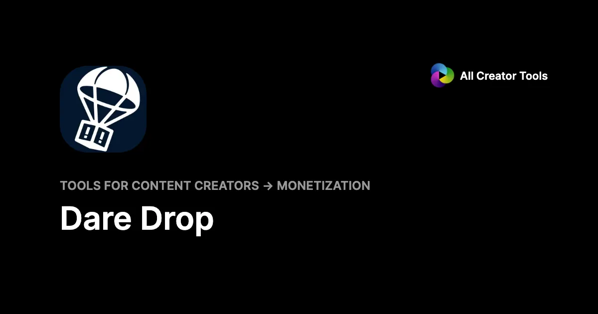 Dare Drop overview, pricing, and alternatives - ACT