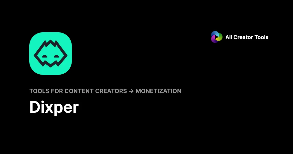 Dixper overview, pricing, and alternatives - ACT