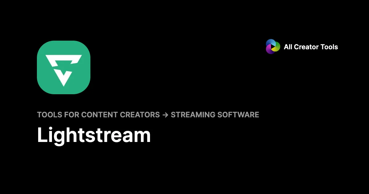Lightstream overview, pricing, and alternatives - ACT