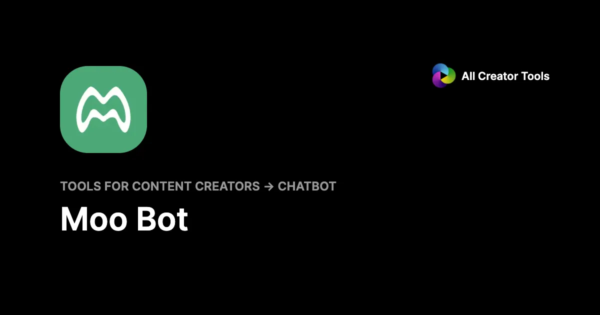 Moo Bot overview, pricing, and alternatives - ACT