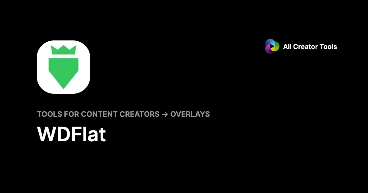 WDFlat overview, pricing, and alternatives - ACT